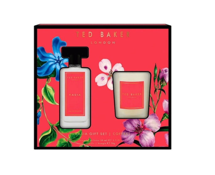 Ted Baker Kasia Gift Set 50ml EDT + 70g Candle – PeLuxe Beauty